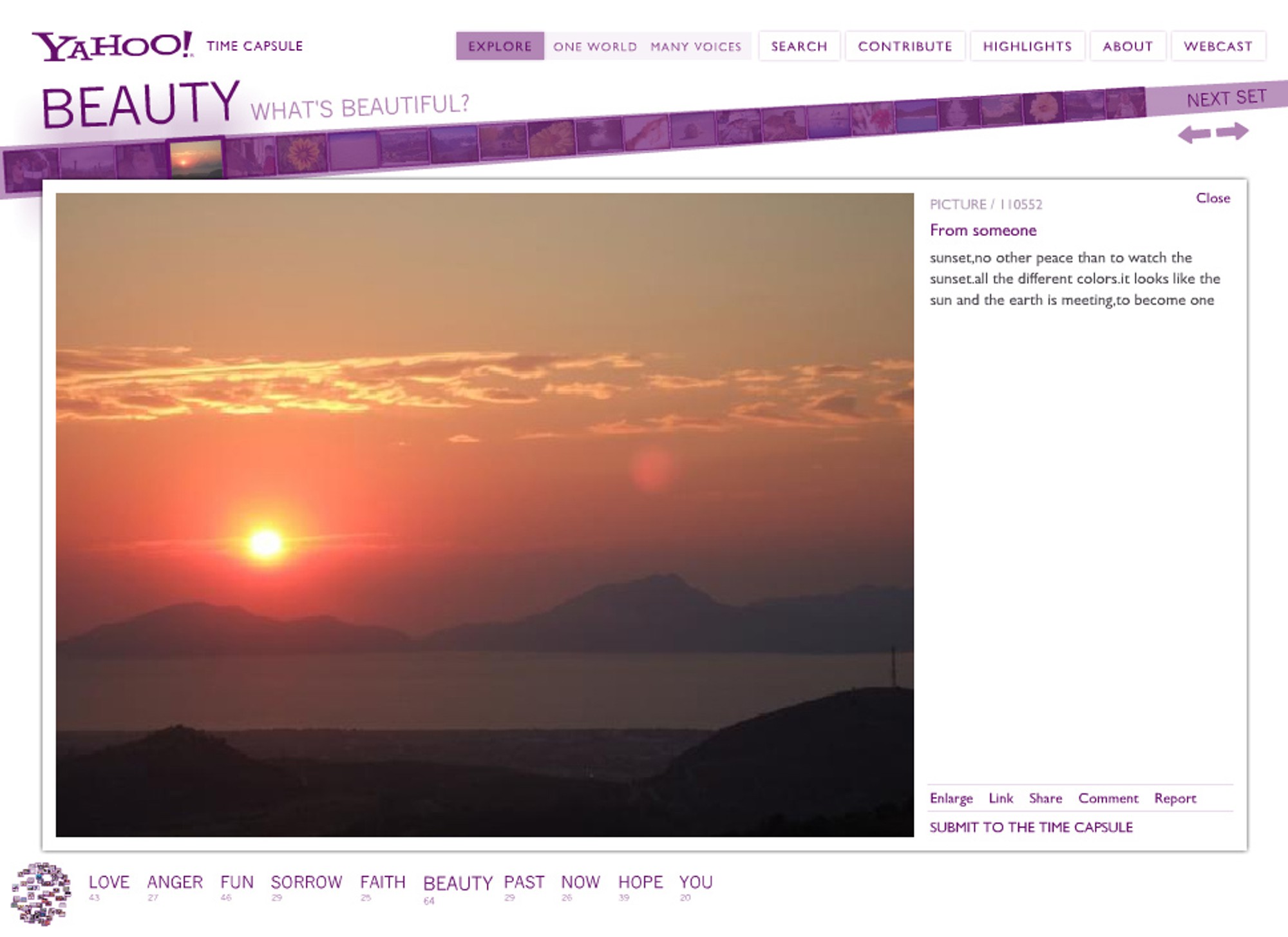Yahoo Time Capsule (2006) – Jonathan J. Harris