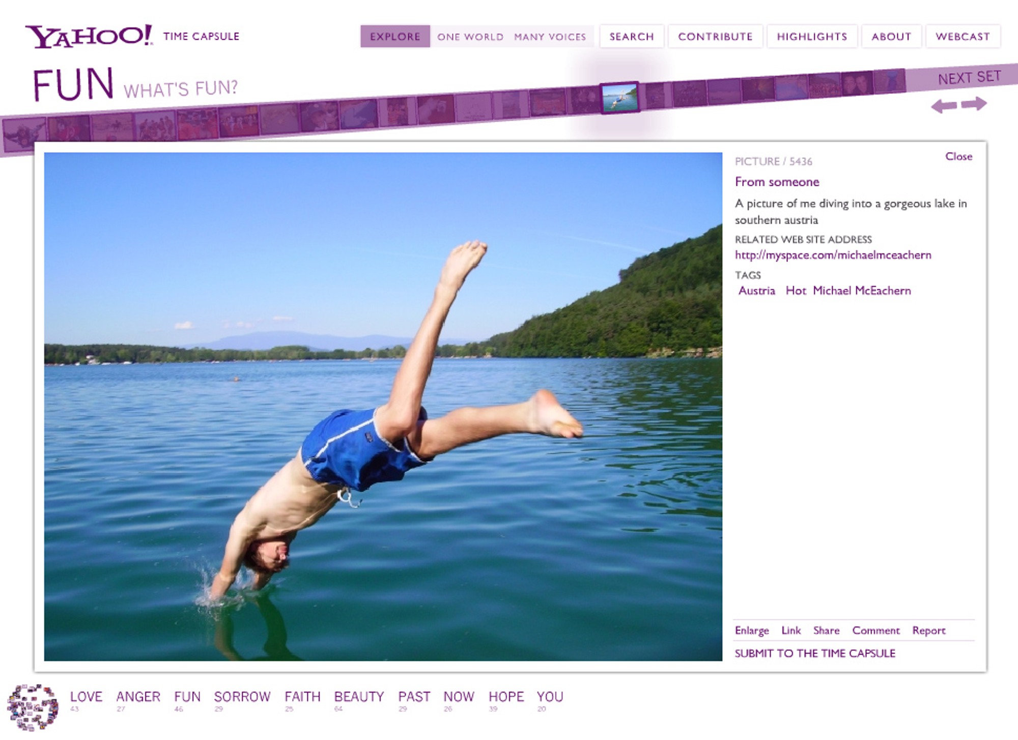 Yahoo Time Capsule (2006) – Jonathan J. Harris